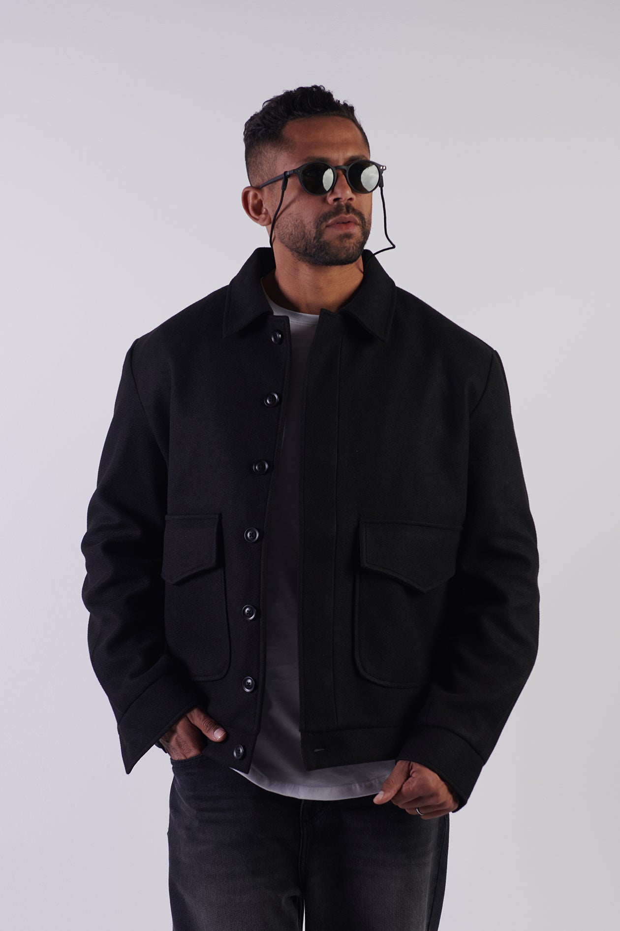 WOOL FIELD JACKET – HE men's wear